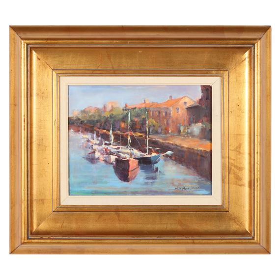 Mary Hardman | Harbor Scene | MutualArt