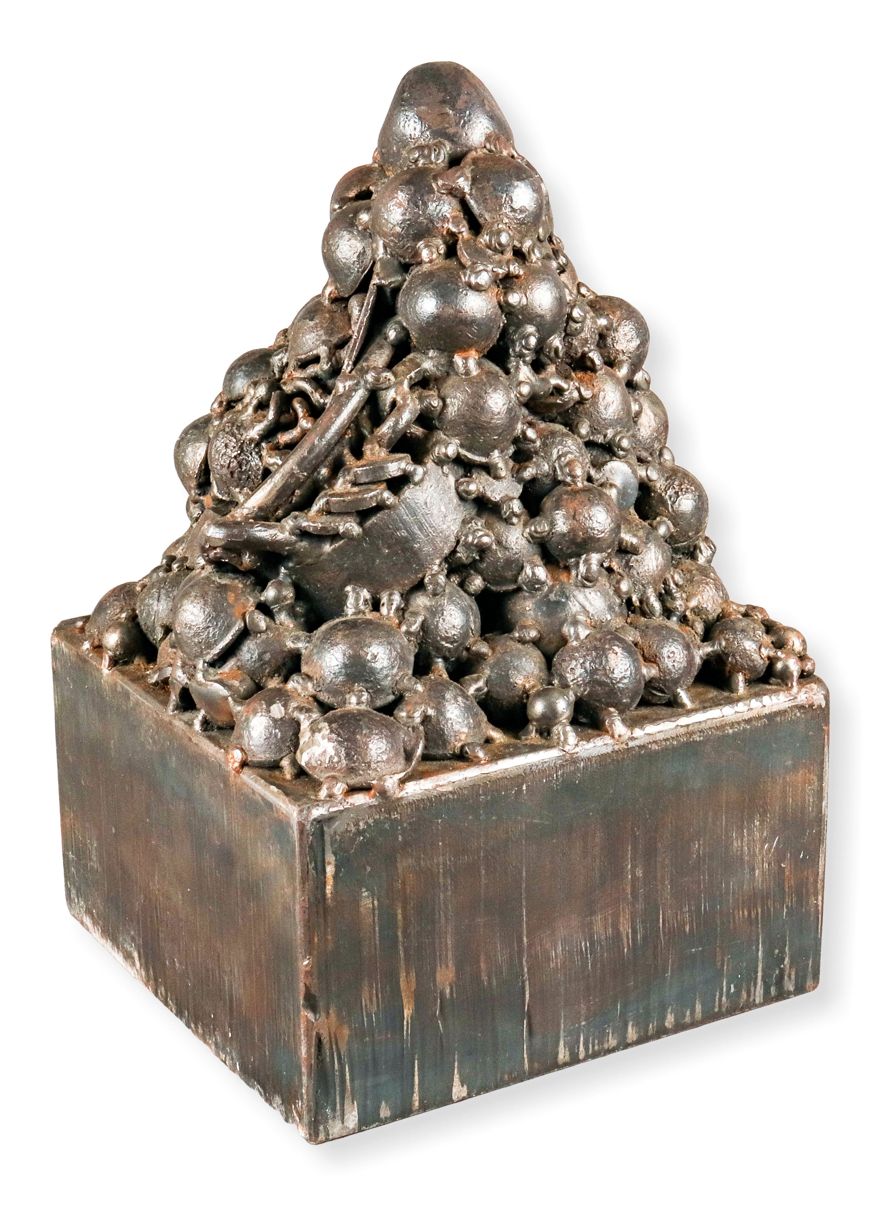 Lee Tribe | Lee Tribe Abstract Iron Sculpture | MutualArt