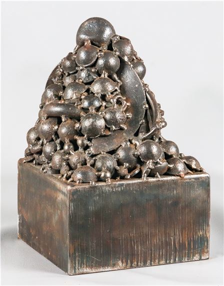 Lee Tribe | Lee Tribe Abstract Iron Sculpture | MutualArt