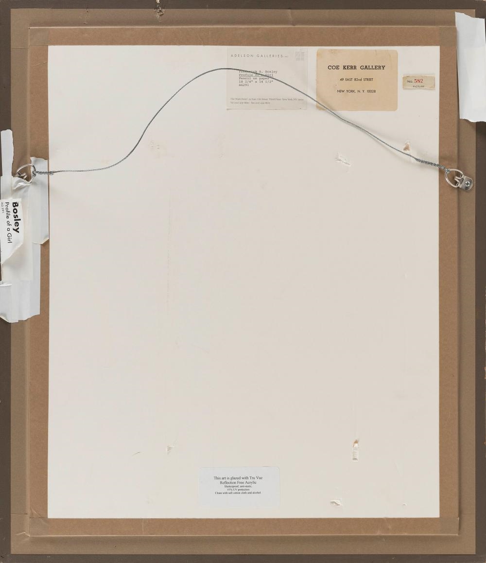 Frederick A. Bosley | Portrait of a girl. (1925) | MutualArt