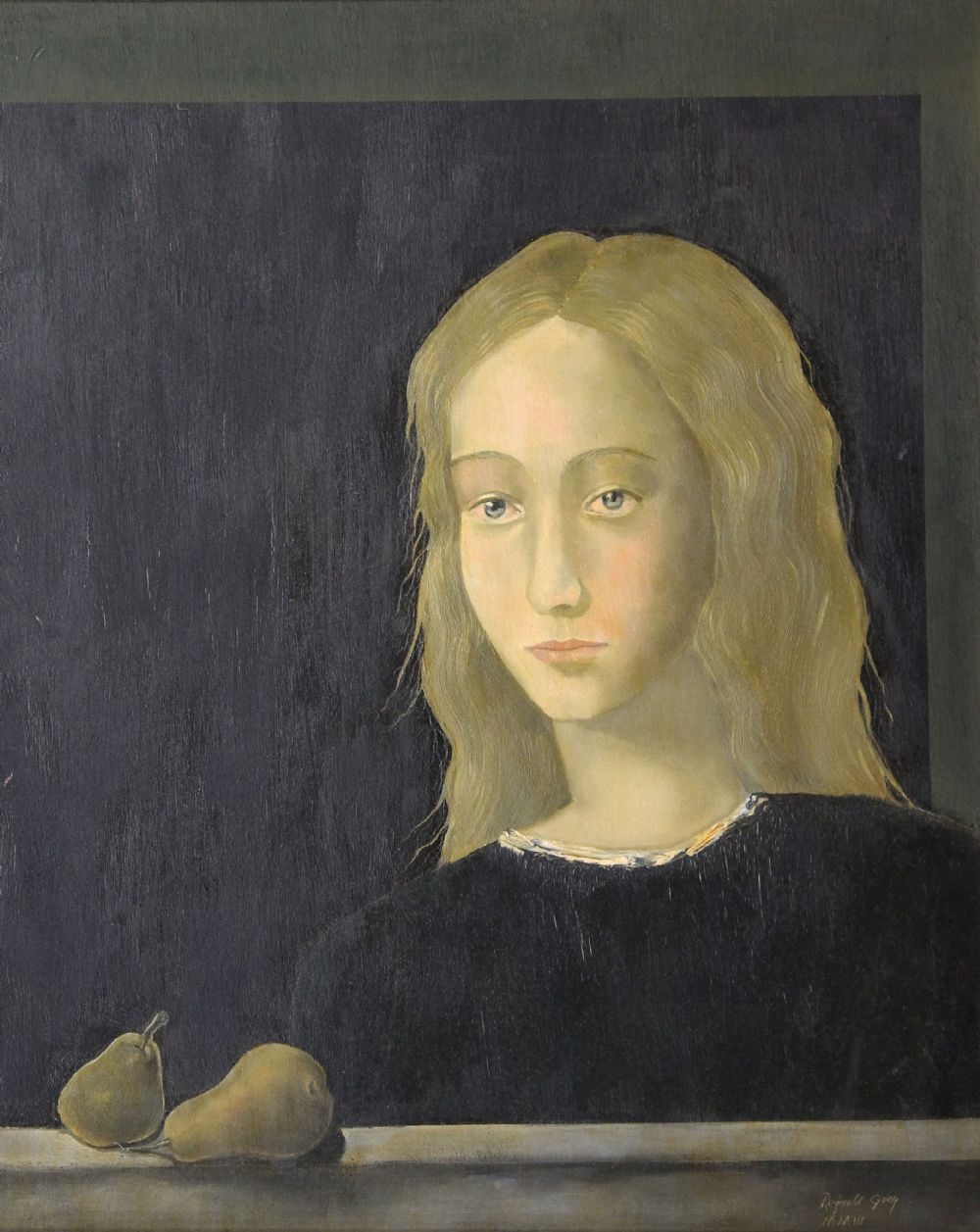 Reginald Gray | WOMAN WITH PEARS (2004) | MutualArt