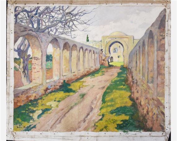 Henri Dabadie | Paysages d'Afrique du Nord et Maison bretonne en bord de mer | MutualArt