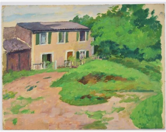 Henri Dabadie | Paysage à la maison, Intérieur bourgeois, Esquisse de femmes devant la mer, Le ...