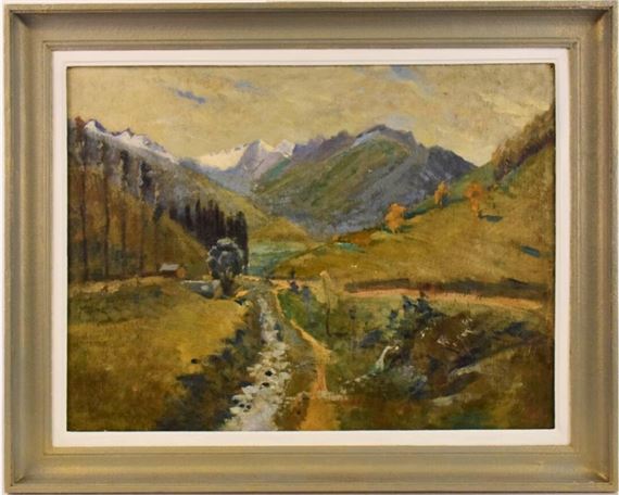 Paul Riess | Ruisseau dans la vallée | MutualArt