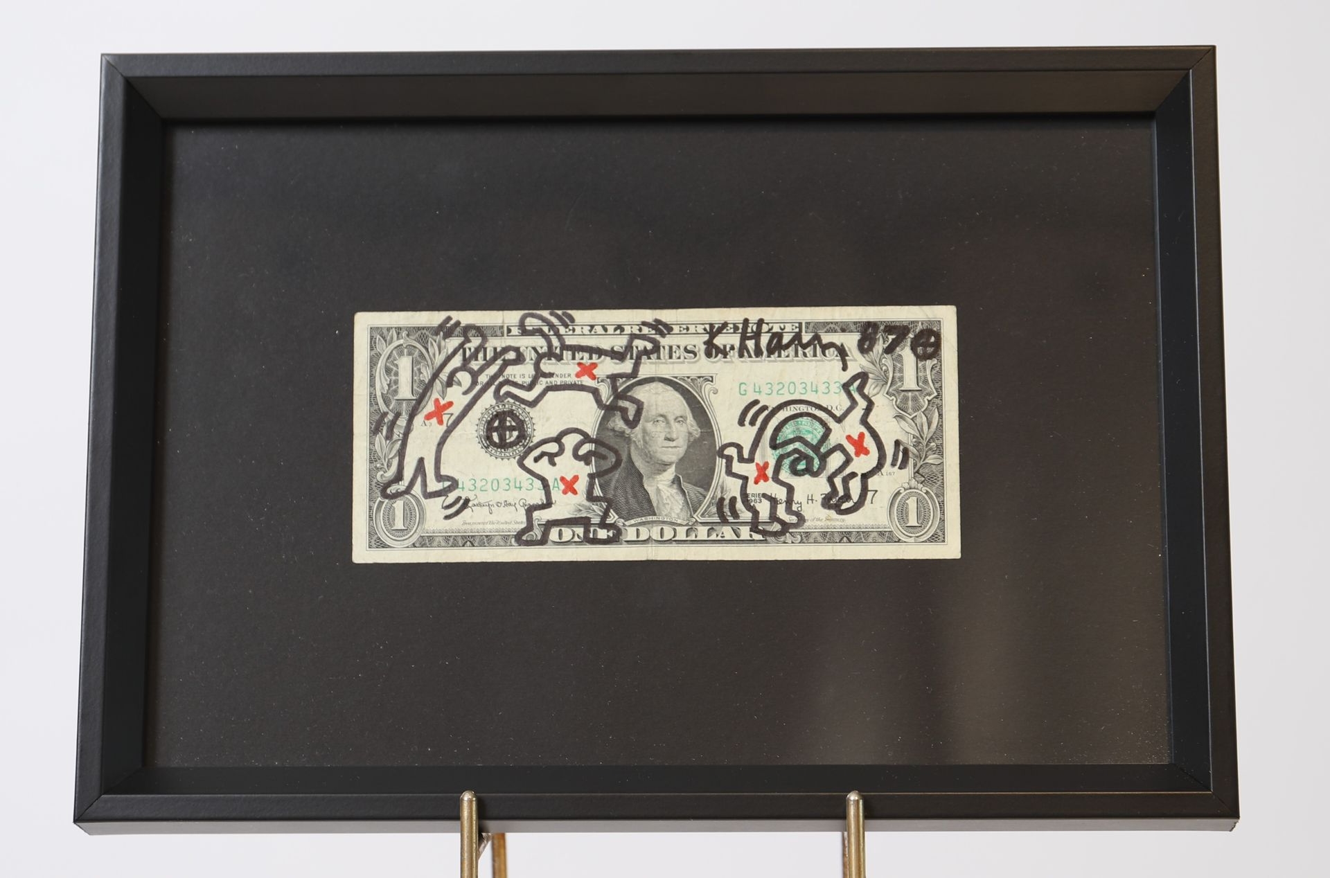Keith Haring | One Dollar Bill (1987) | MutualArt