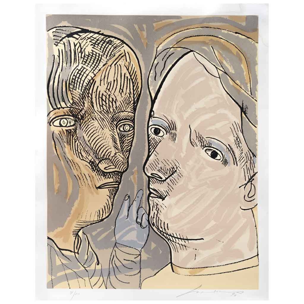 José Luis Cuevas | Diálogo (1976) | MutualArt