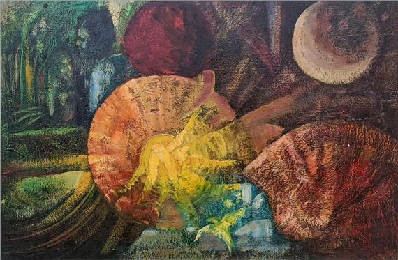 Eileen Farmer Lee | Marketplace (Circa 1960) | MutualArt