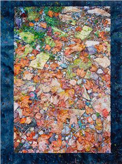 Joseph Raffael | Three Fish, Blue Water | MutualArt