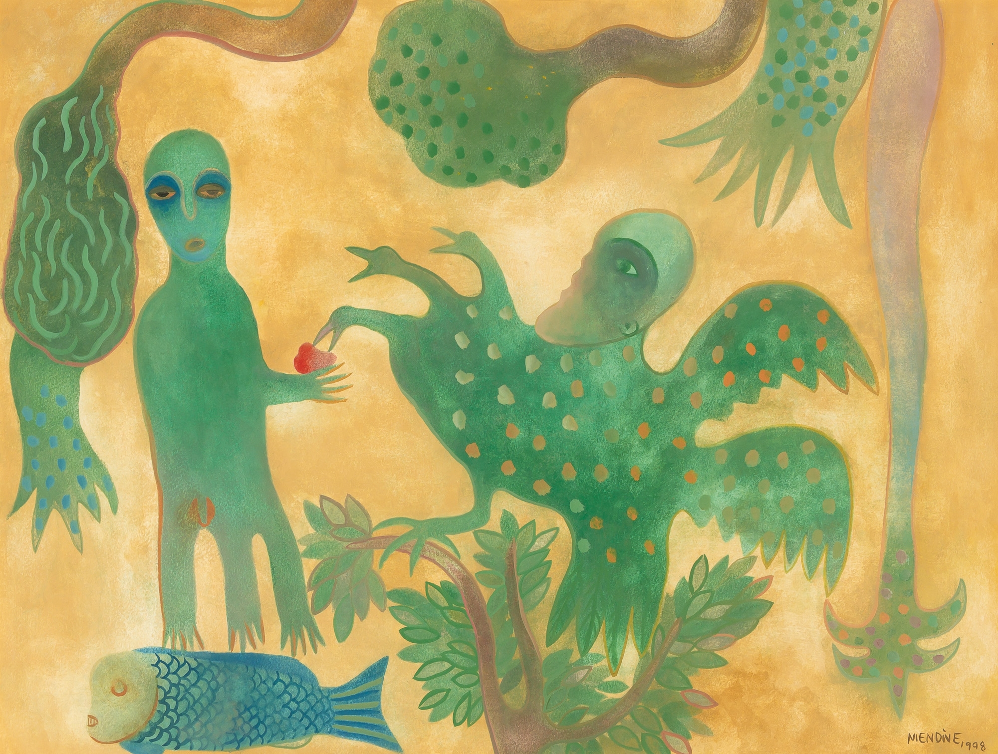 Manuel Mendive | Untitled (1987) | MutualArt