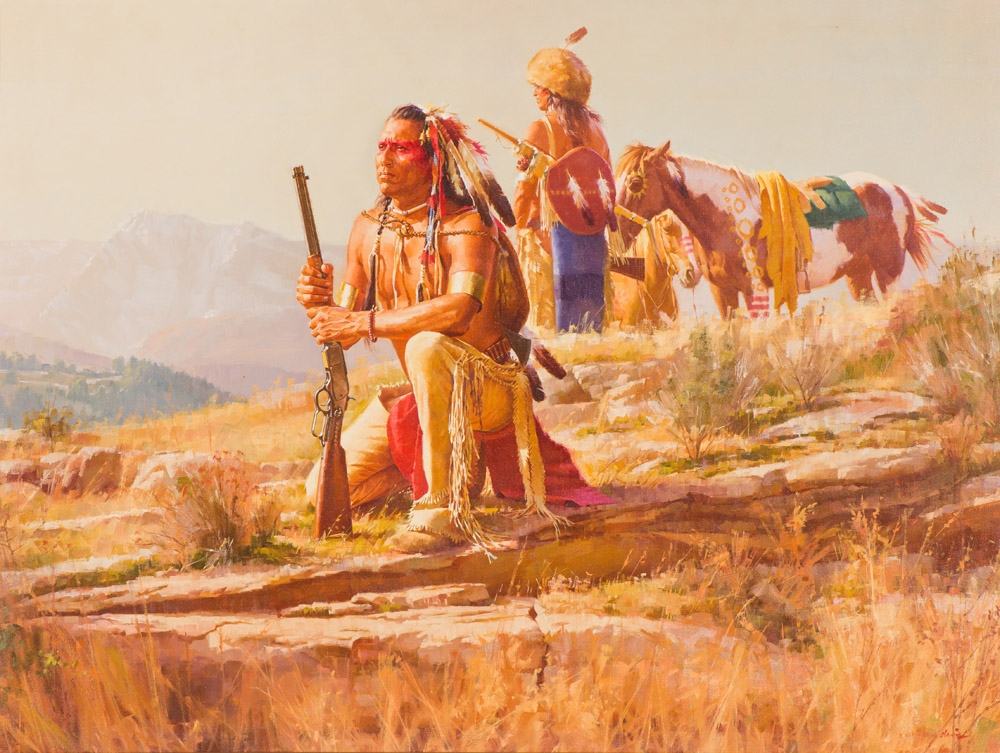 Stan Davis | Watching from Afar (1991) | MutualArt