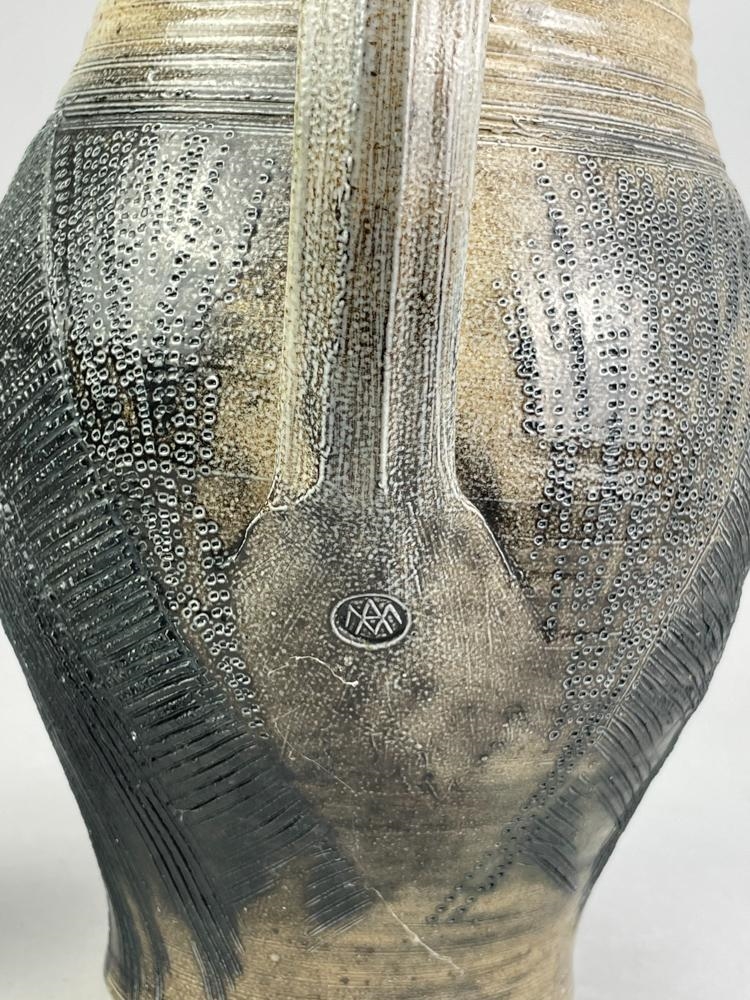 Alex McErlain | a large salt glaze jug with incised decoration | MutualArt