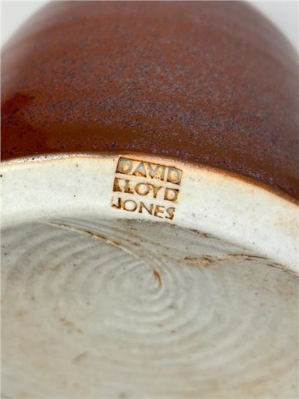 David Lloyd Jones | a stoneware bottle covered in iron rich glaze ...