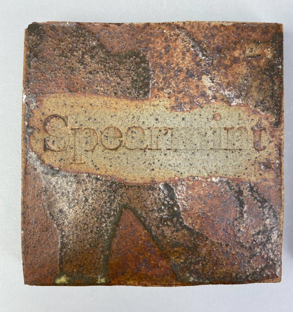 John Furnival | a collection of square stoneware tiles bearing the ...