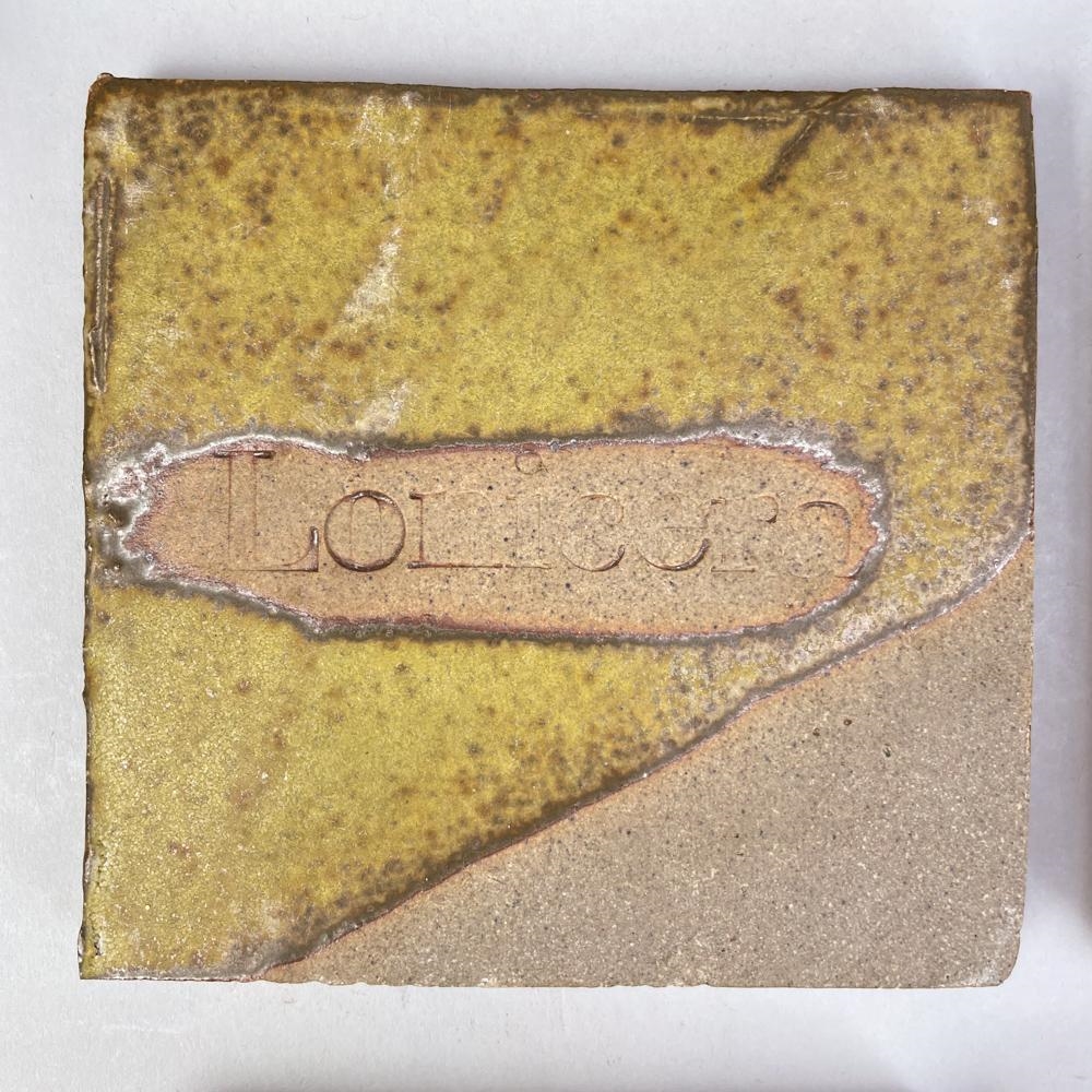 John Furnival | a collection of square stoneware tiles bearing the ...