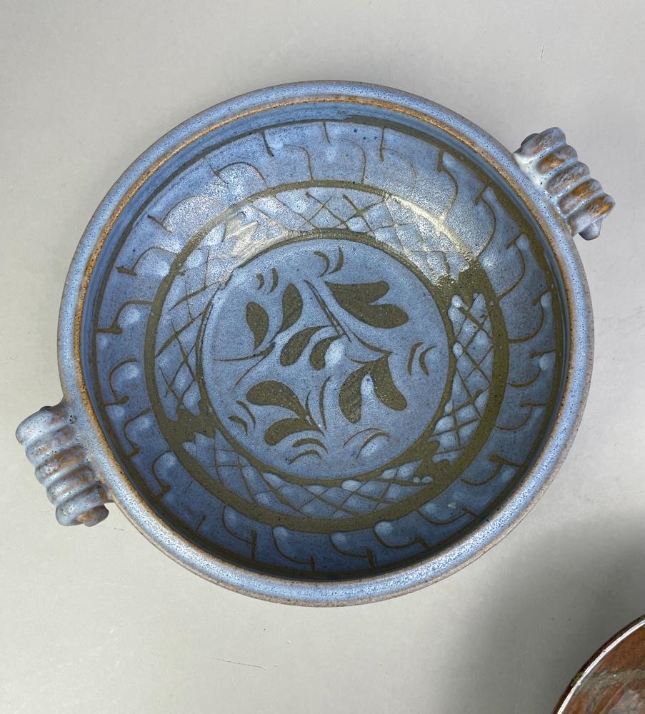 Peter Gooderham | a conical stoneware bowl covered in iron and cobalt ...