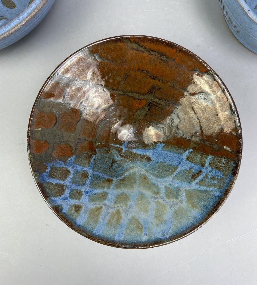 Peter Gooderham | a conical stoneware bowl covered in iron and cobalt ...