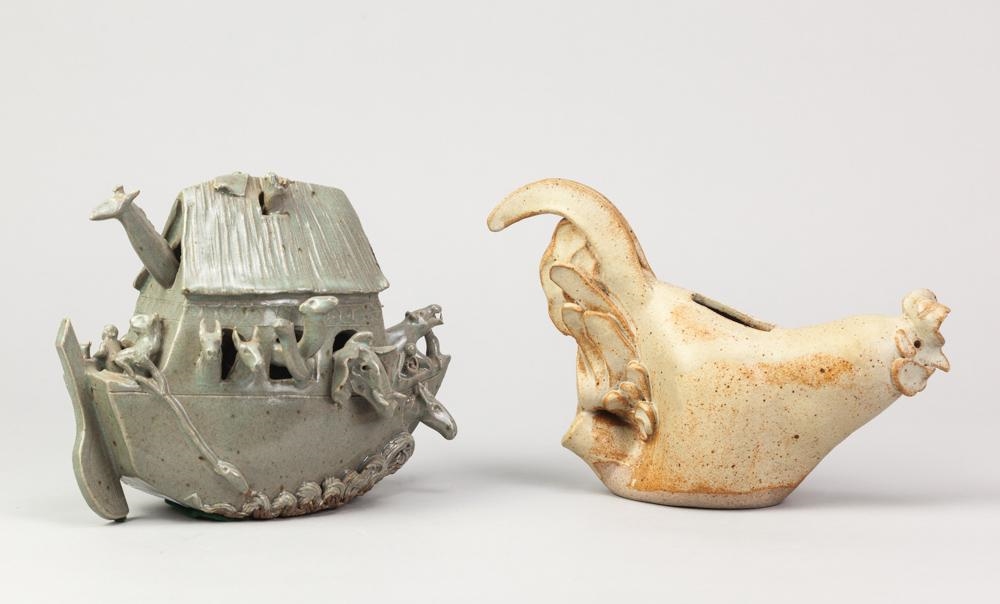 Liz Hird | a stoneware model of Noah's Ark (1992) | MutualArt