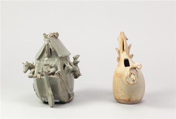 Liz Hird | a stoneware model of Noah's Ark (1992) | MutualArt
