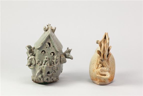 Liz Hird | a stoneware model of Noah's Ark (1992) | MutualArt