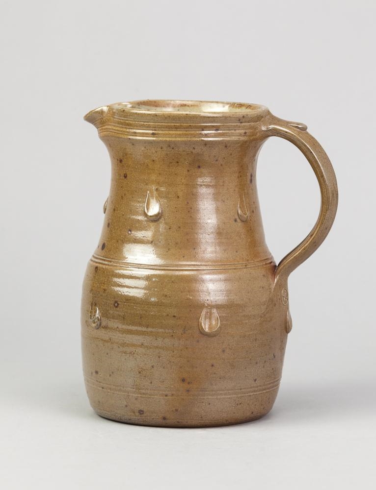 Ray Finch | a salt glazed jug with tear drop decoration | MutualArt
