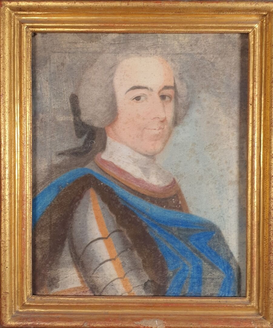 French School, 18th Century | Portrait d'homme de trois quart en armure ...