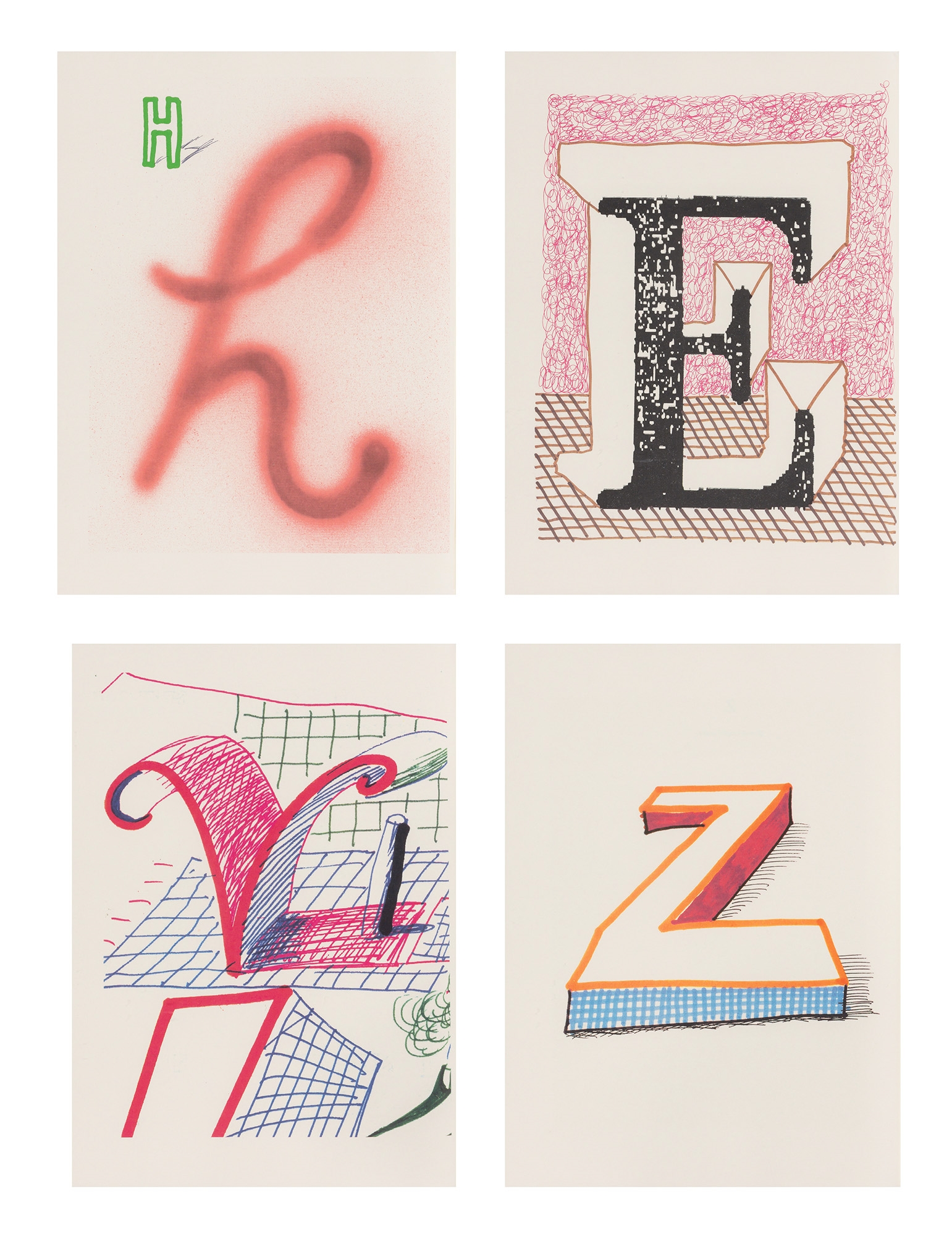David Hockney | Alphabet Book (1991) | MutualArt