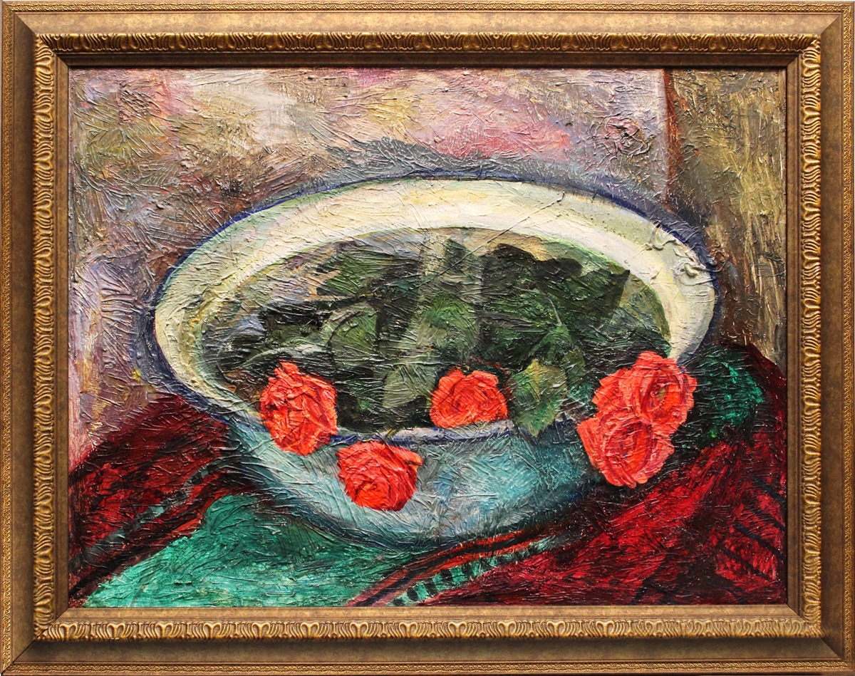 Albert Stepanovitch Papikian | Still life with roses | MutualArt