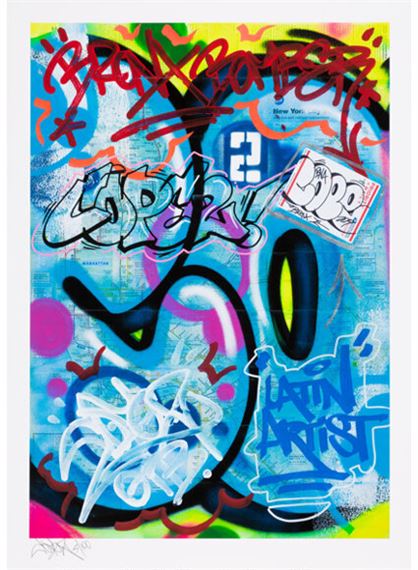 Cope2 | New York City Subway Maps IV (2021) | MutualArt