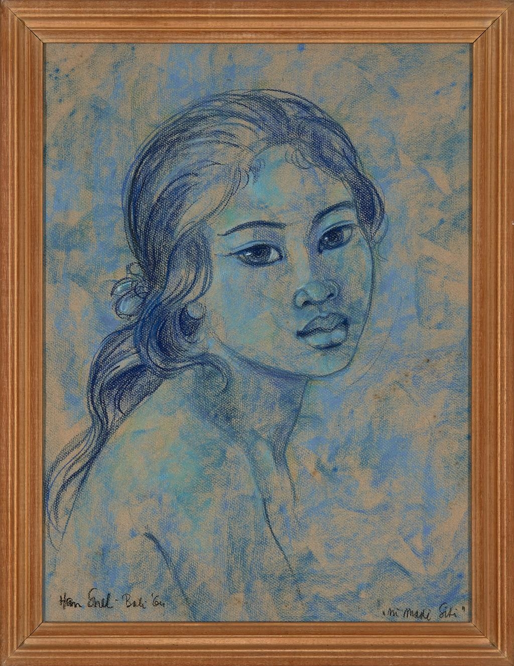 Han Snel | Portrait of a Young Woman, Bali (1964) | MutualArt