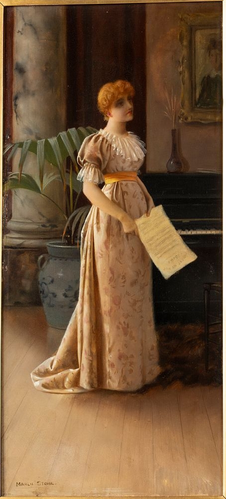 Marcus Stone | A Melody | MutualArt