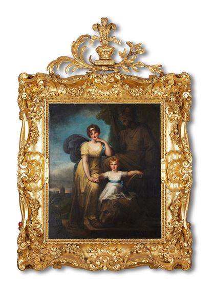Maria Cosway | PORTRAIT OF CAROLINE, PRINCESS OF WALES AND HER DAUGHTER ...