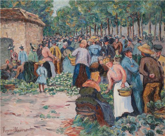 Henri Roussel-Masure | Au marché | MutualArt