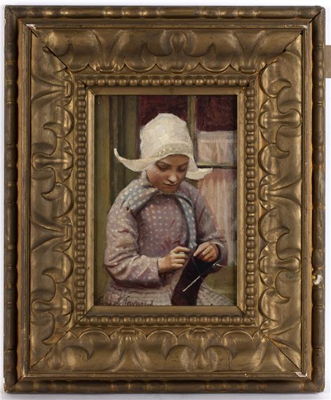 Ernest Townsend | The little Dutch girl (1908) | MutualArt
