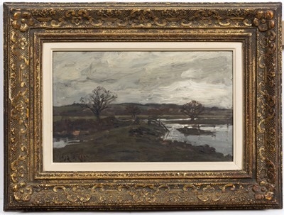 José Weiss | A river landscape - Morning and Evening | MutualArt