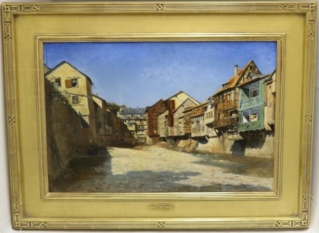 Harper Pennington | EUROPEAN CANAL SCENE | MutualArt