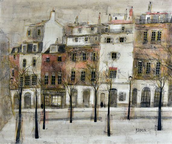 Georges Damin | Lyon, the quays of the Saône | MutualArt