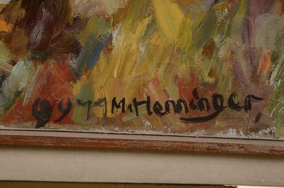 Manfred Henninger | Autumn landscape with trees (1977) | MutualArt