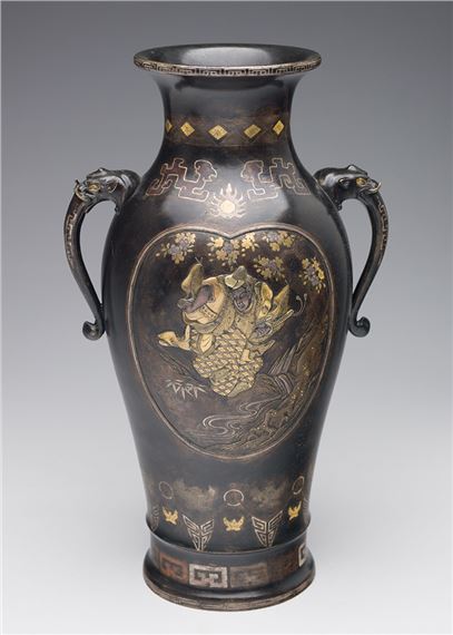 Meiji Period, 19th Century | A Japanese Mixed-Metal Presentation Vase ...