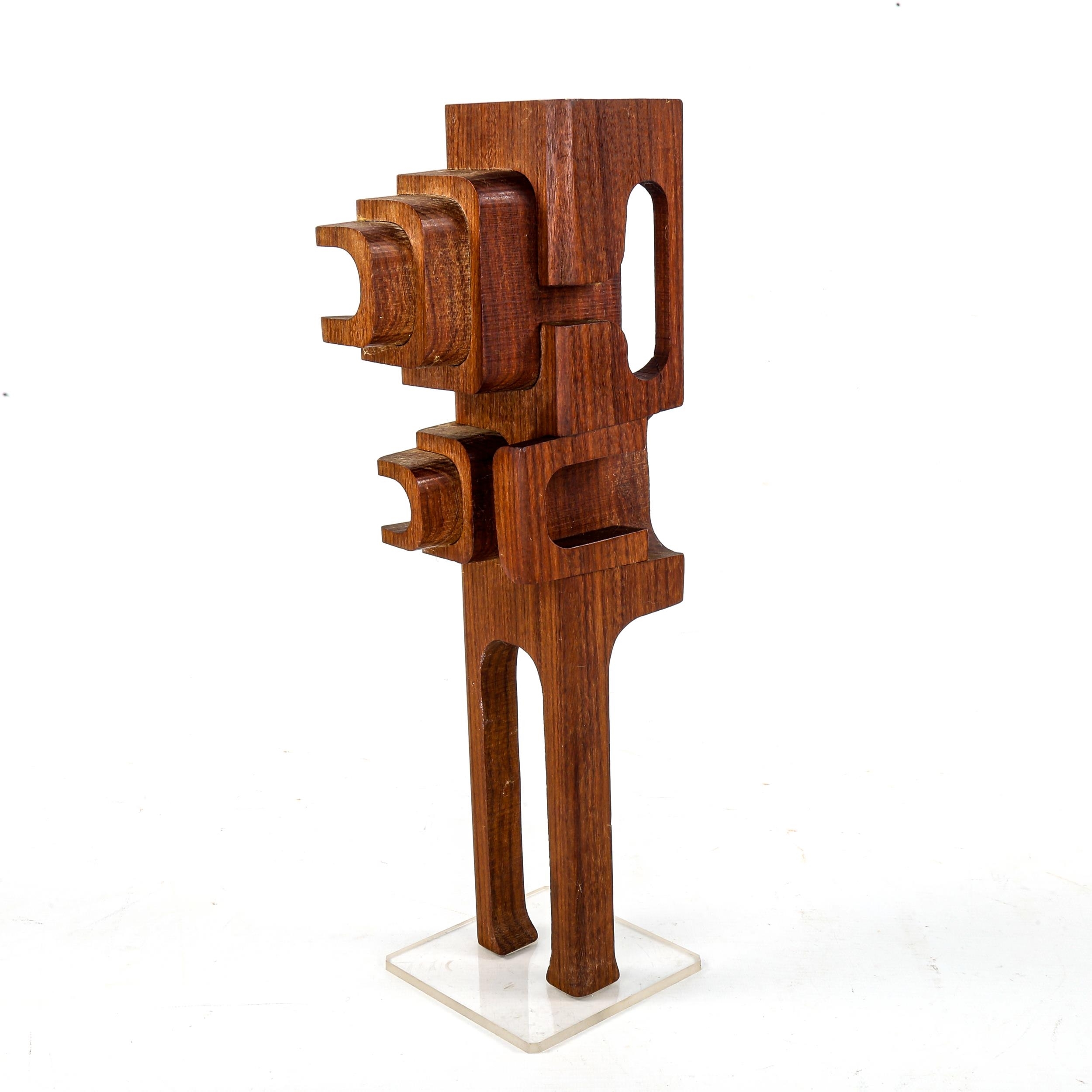 Brian Willsher | carved wood abstract sculpture | MutualArt