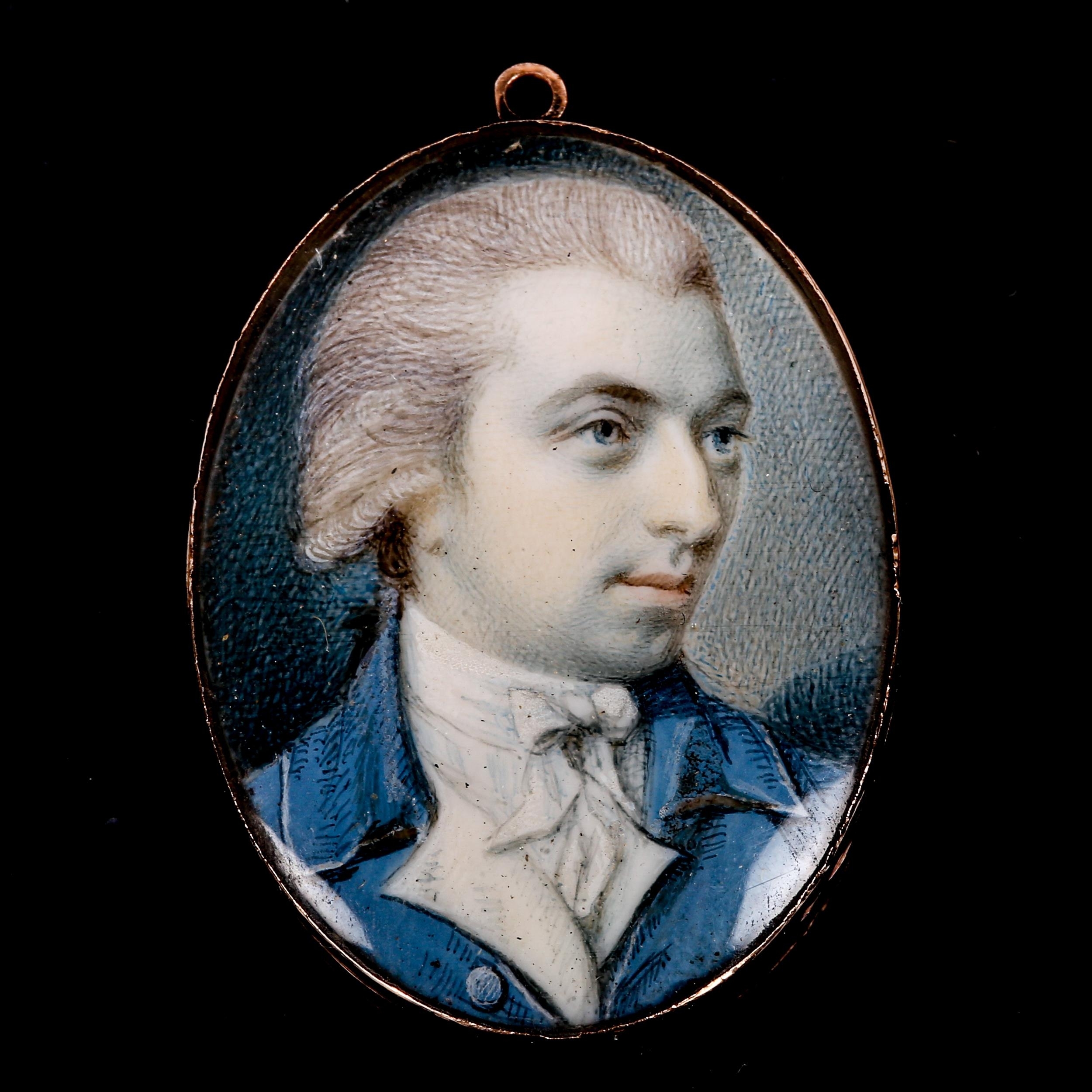Andrew Plimer | miniature painted portrait on ivory of a gentleman ...