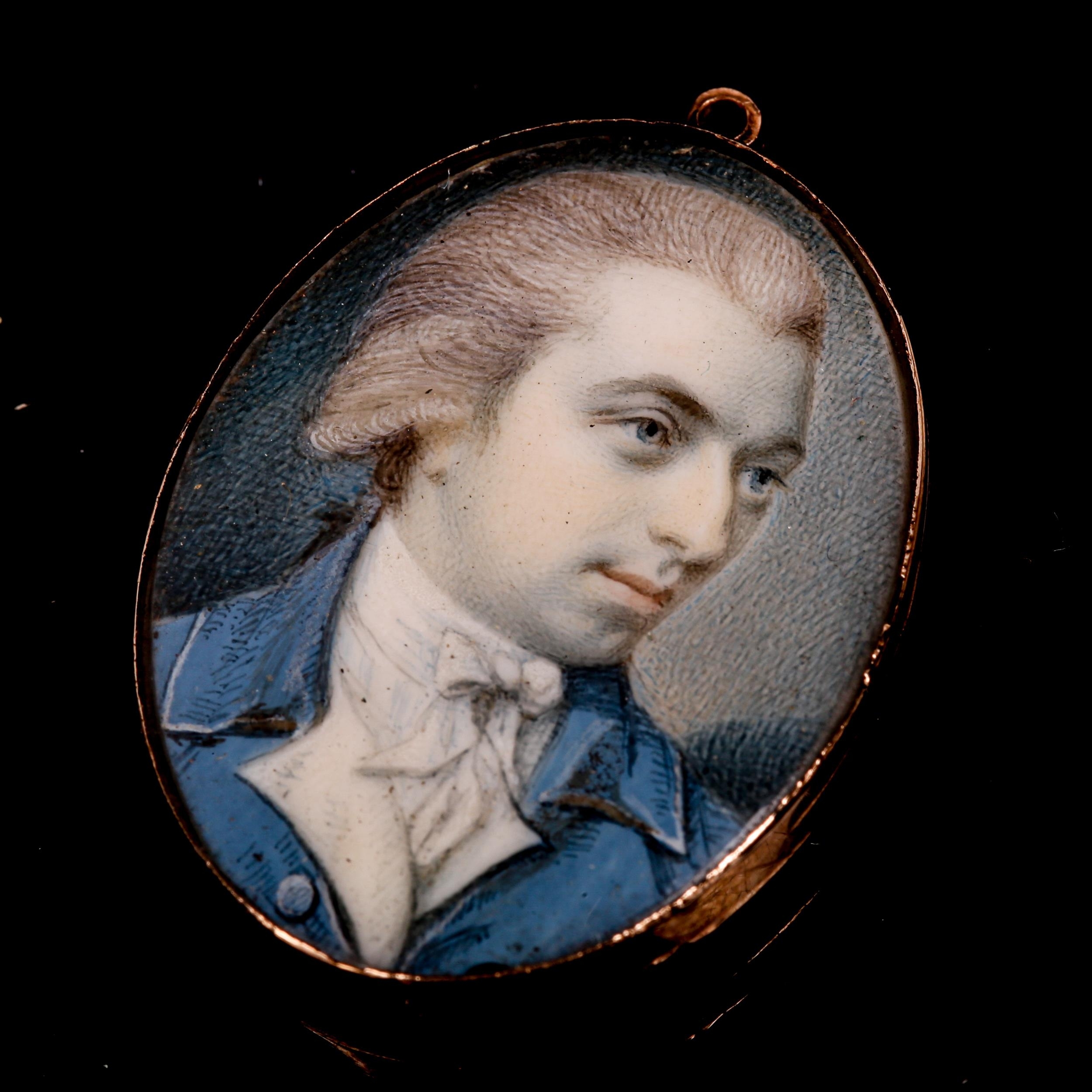 Andrew Plimer | miniature painted portrait on ivory of a gentleman ...