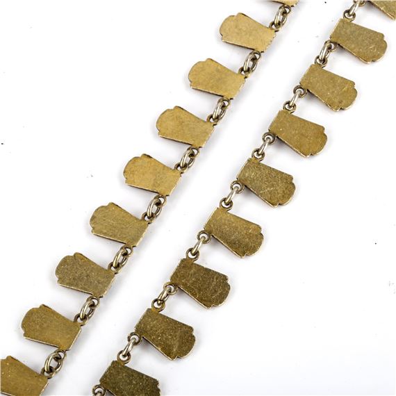 Volmer Bahner | a Vintage Danish vermeil sterling silver and black ...