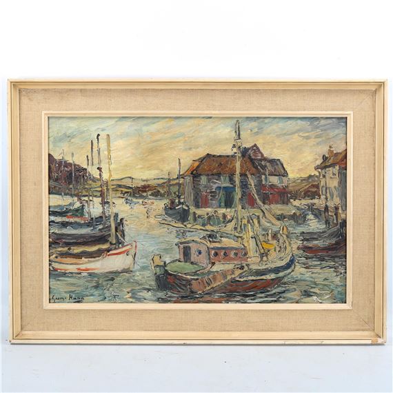 George Hann | harbour scene | MutualArt