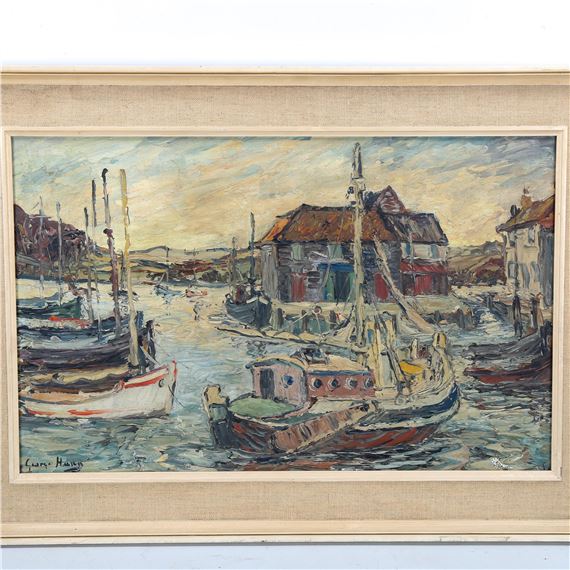 George Hann | harbour scene | MutualArt