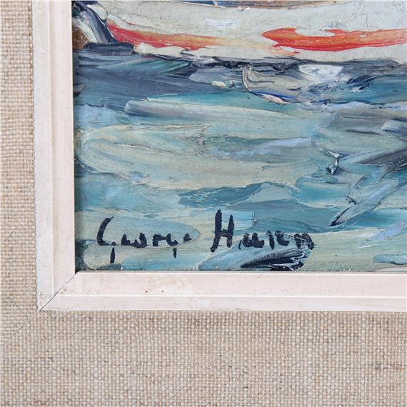 George Hann | harbour scene | MutualArt