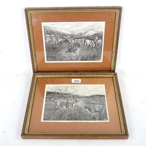 Edna Whyte | scenes of old Highland life | MutualArt