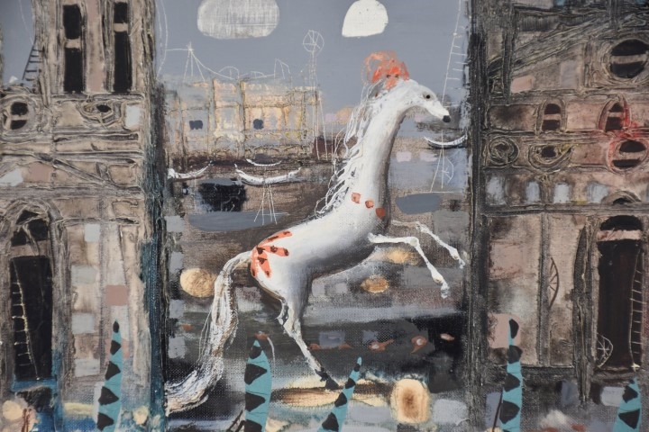 Jean Calogero | Abstract Venice Scene | MutualArt