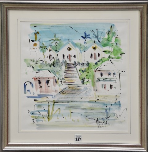 Jo Birdsey Lindberg | BERMUDA HOUSE SCENES | MutualArt