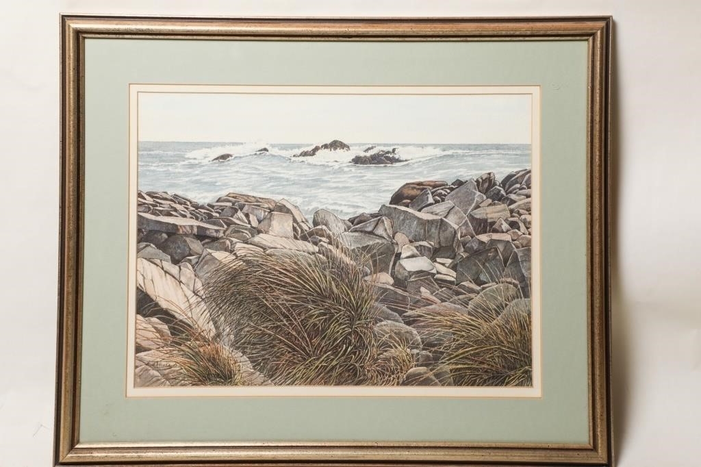 Karl Hanke | Canadian lake scene | MutualArt