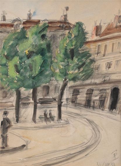 Theodor Pallady | View from Paris (1938) | MutualArt